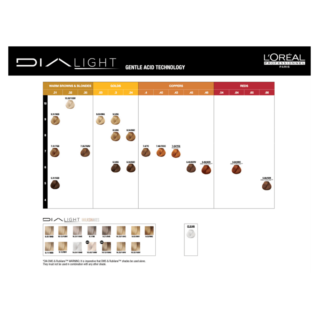 שטיפה לשיער לוריאל דיה לייט LOREAL DIA LIGHT 2023 | כולל הגוונים החדשים