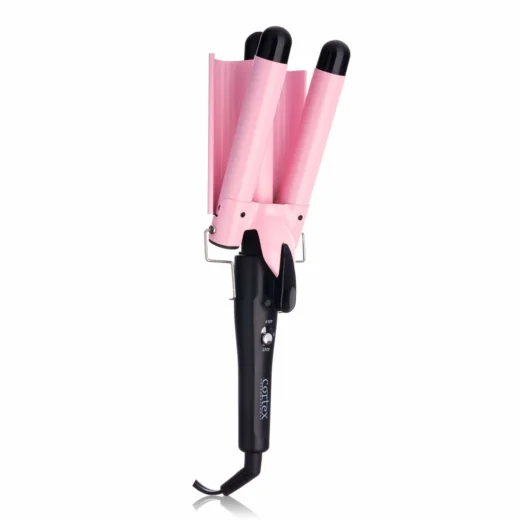 מסלסל 3 גלים CORTEX WAVE MAKER קורטקס | צבע ורוד | משלוח חינם